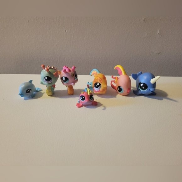 Littlest Pet Shop | Toys | Littlest Pet Shop Sea Creatures Set Of 7 ...
